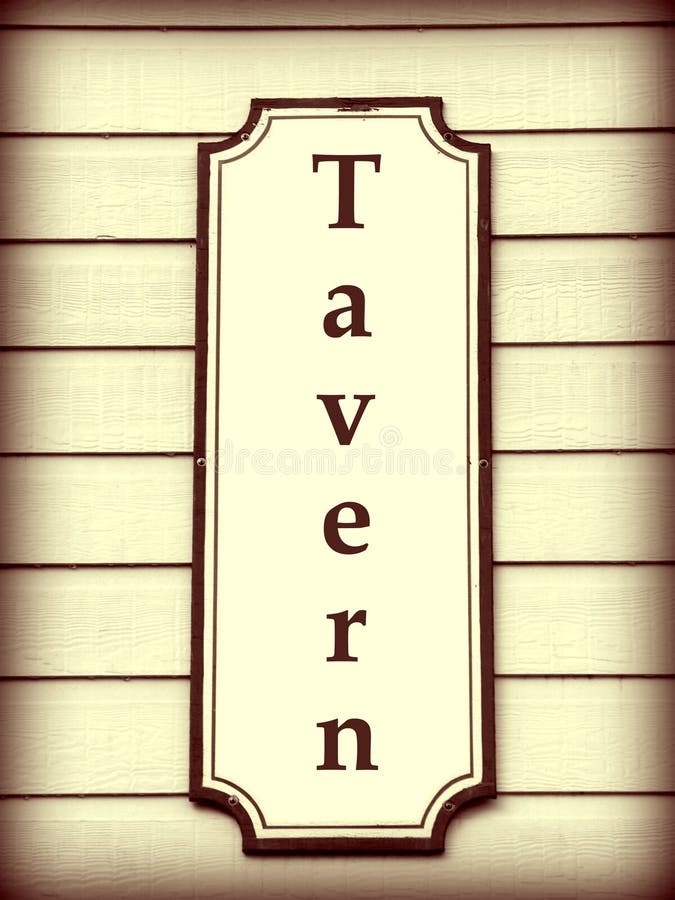 Tavern Sign stock image. Image of communication, store - 4967873