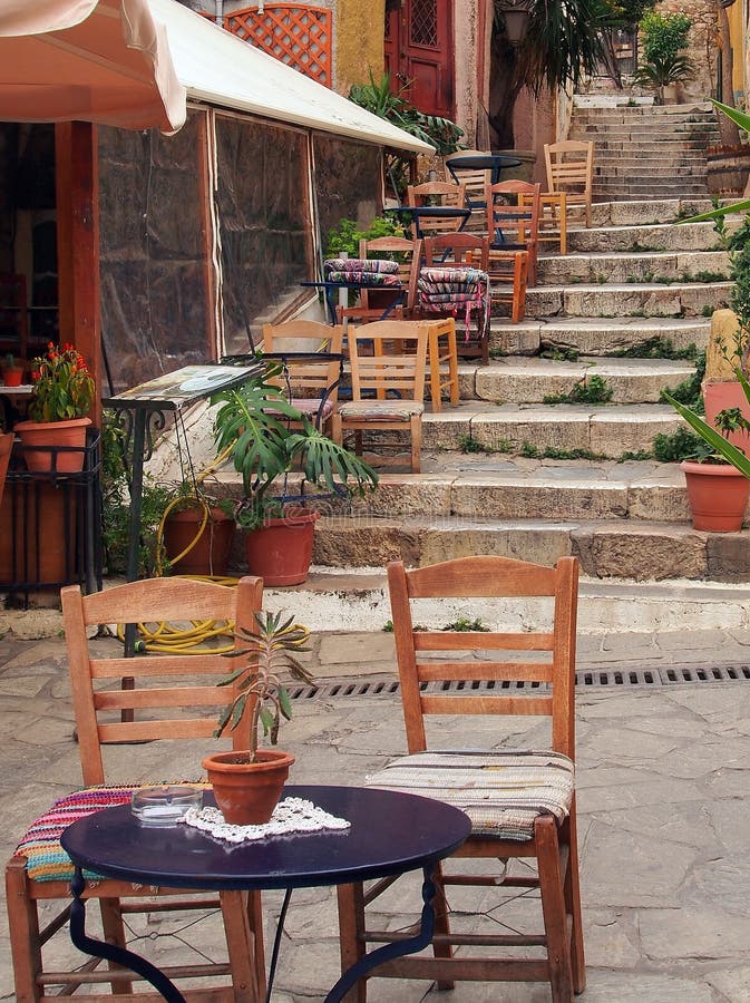 Taverna, Plaka, Athens stock photo. Image of athens, plaka - 46337164