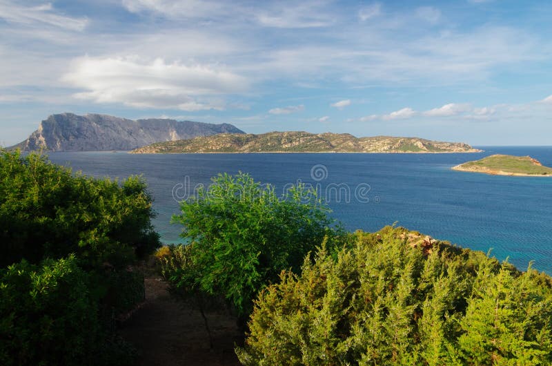 Tavolara and Molara stock image. Image of seashore, molara - 74433347