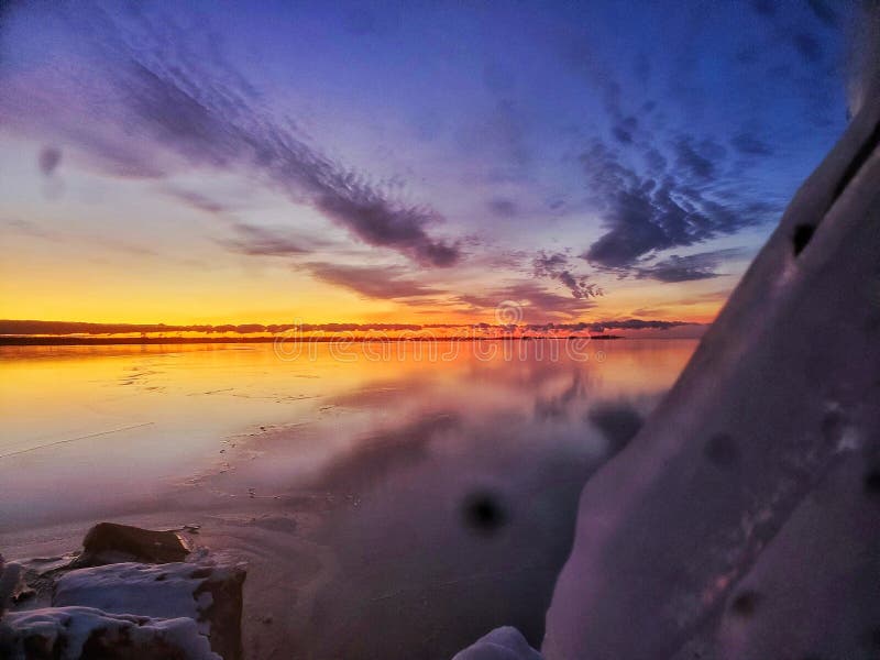 Tawas bay lake Huron editorial stock photo. Image of shore - 217501823