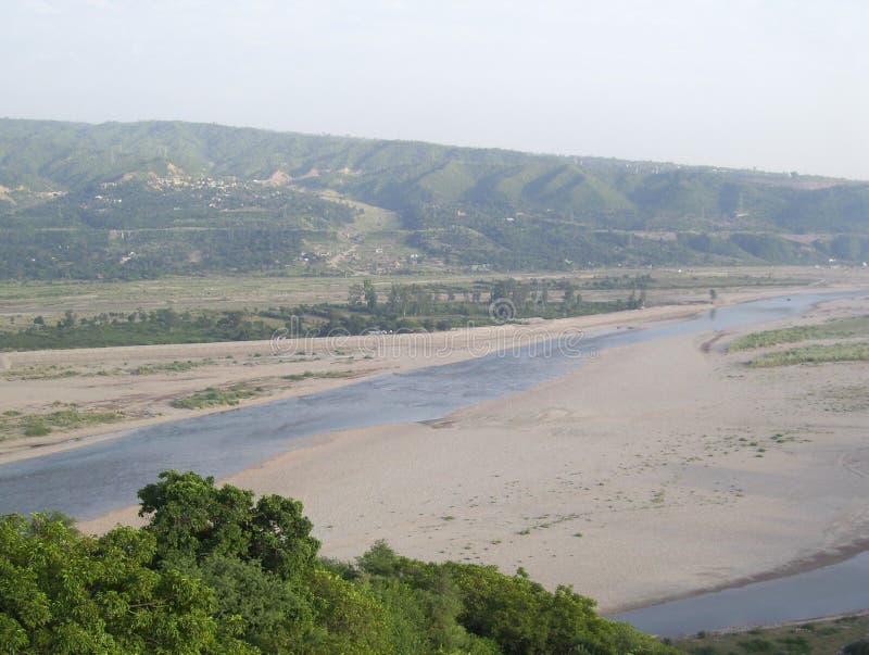 Tawi River, Jammu, India stock photo. Image of water - 114696916
