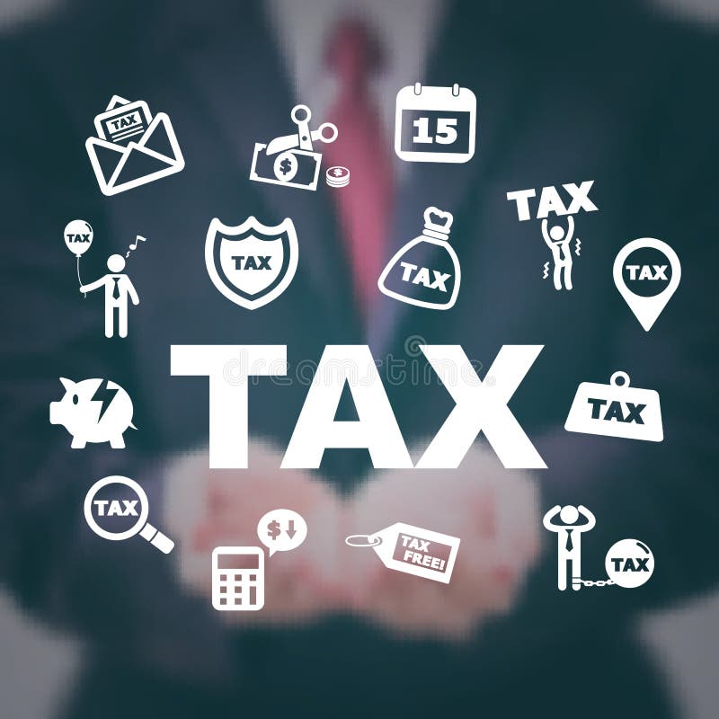 Tax business concept stock vector. Illustration of finance - 71156253