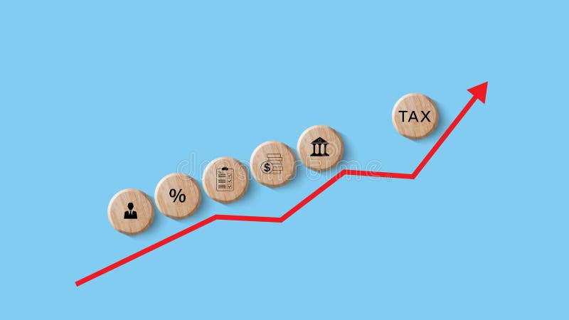 Tax Concept. Income Tax on Wooden Cube, Savings, Represent the Concept ... Tax Concept. Income Tax on Wooden Cube, Savings, Represent the Concept ...