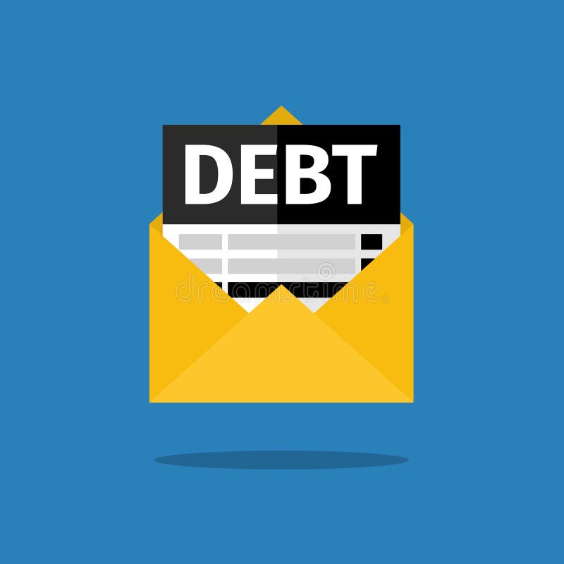 Tax, debt form icon stock vector. Illustration of design - 96301414