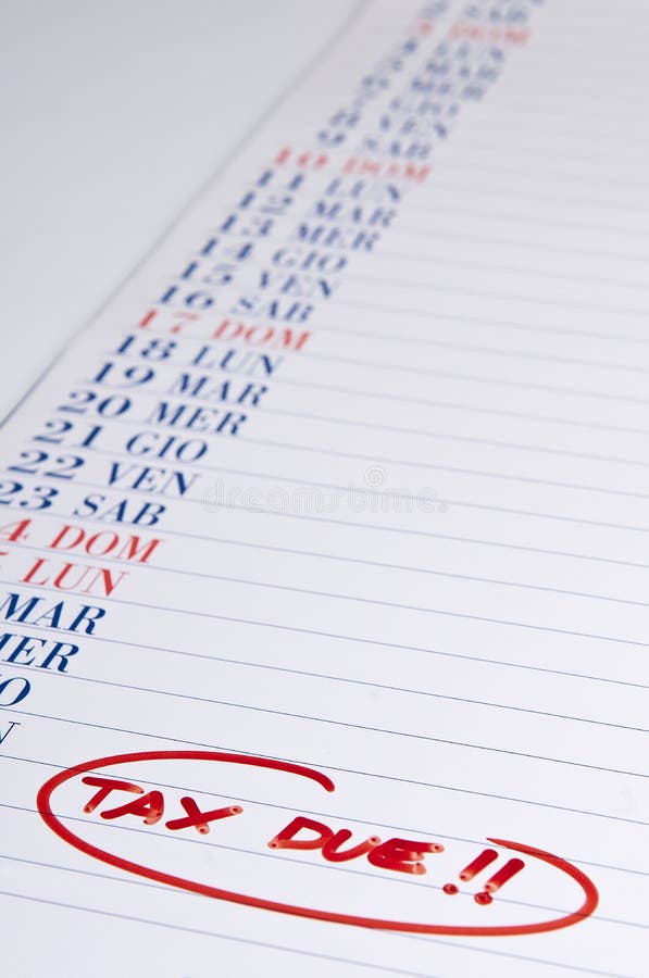 Tax due stock image. Image of paying, organization, indication - 58876913