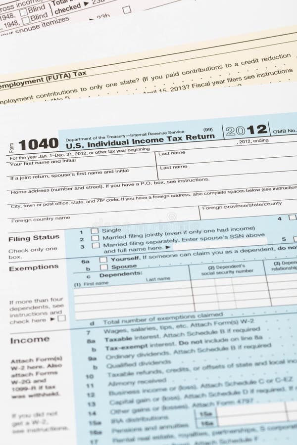 Tax form taxation editorial stock image. Image of plan - 47114349