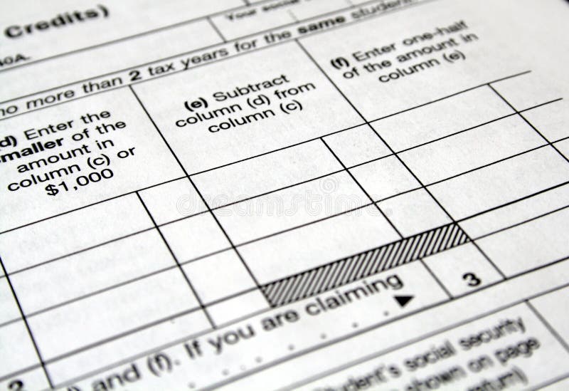 Tax Forms Picture. Image: 4307310