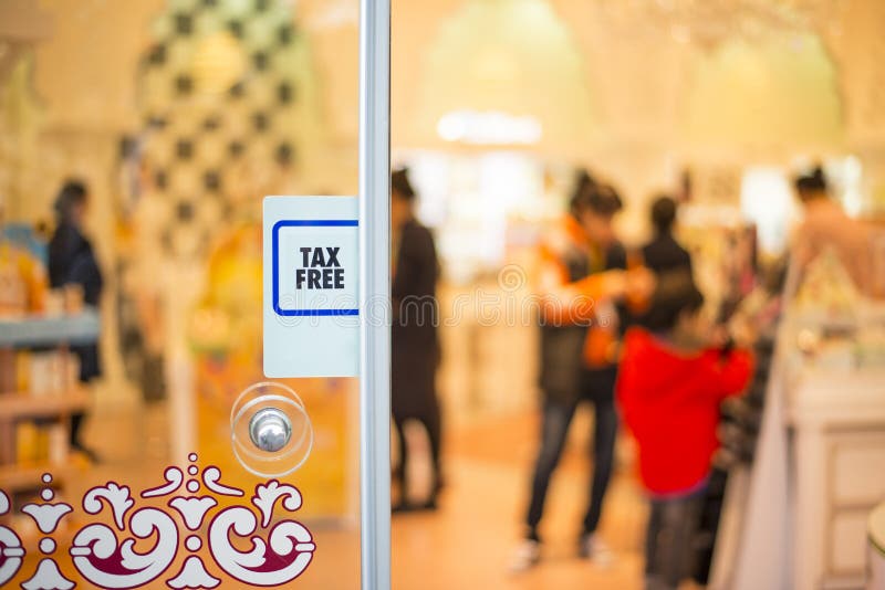 Tax Free Shopping stock image. Image of commerce, people - 27717803