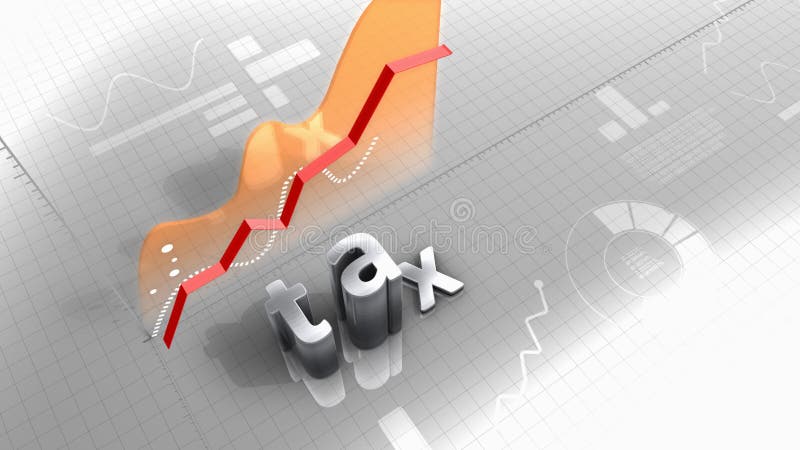 Tax Growing Chart, Index and Statistic. Stock Video - Video of finance ...