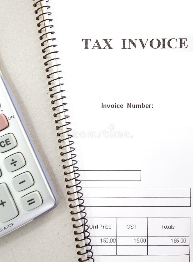 Tax invoice form stock image. Image of copy, documents - 38277611