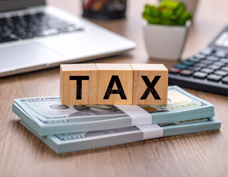 Stack 100 dollar bills stock illustration. Illustration of buck - 52659248