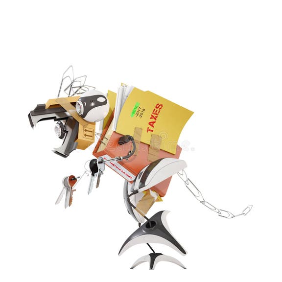 Tax monster stock illustration. Illustration of financial - 101614049