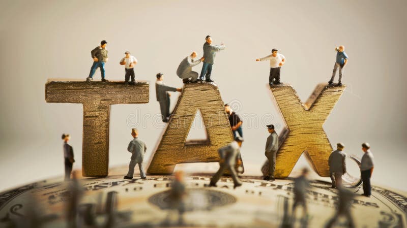 Tax Occupation Background Wallpaper Stock Illustration - Illustration ...