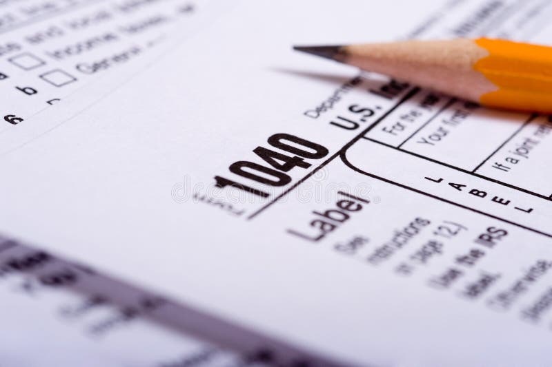 Tax preparation editorial photo. Image of taxation, 1040 - 31343046