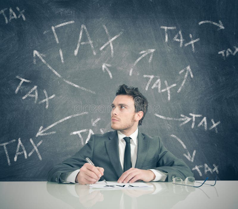 Tax problem stock image. Image of panic, employer, depression - 27022933