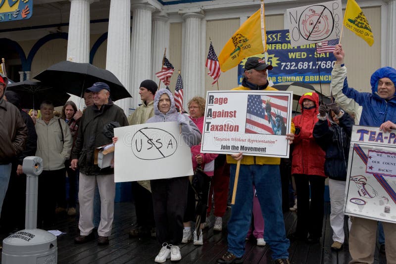 Protest Signs editorial image. Image of revenue, liberty - 10052825