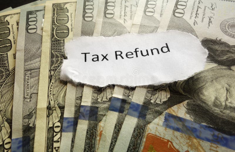 Tax Refund stock image. Image of collection, bank, money - 12407201