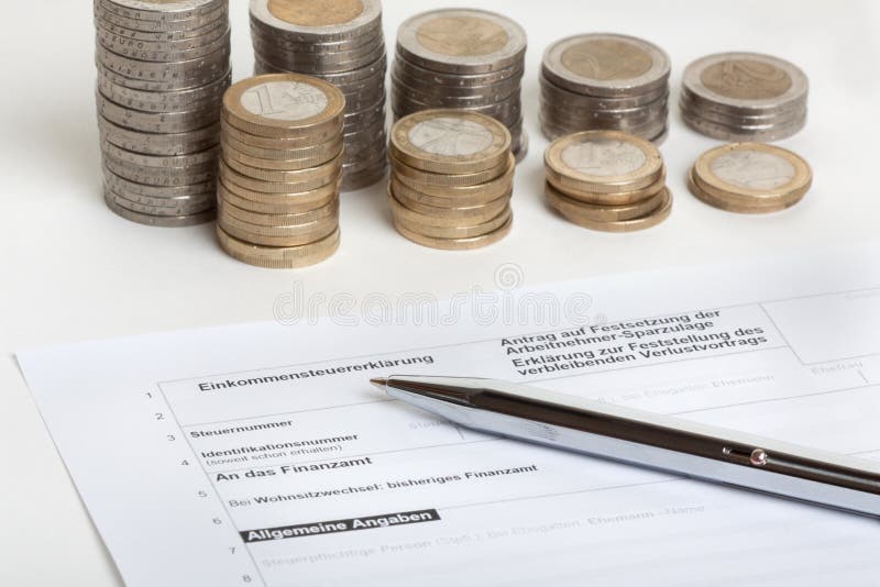 Tax return stock photo. Image of exchange, euro, money - 11832838