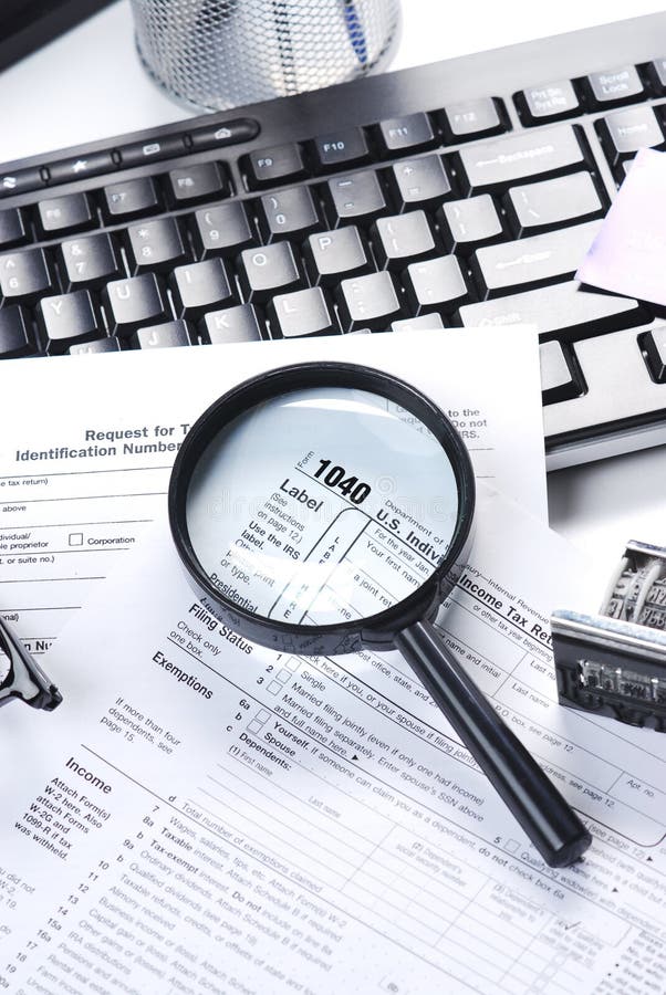 Tax return editorial photo. Image of federal, number - 13427556