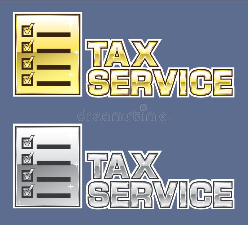 Tax Service Vector stock vector. Illustration of returns - 62614421