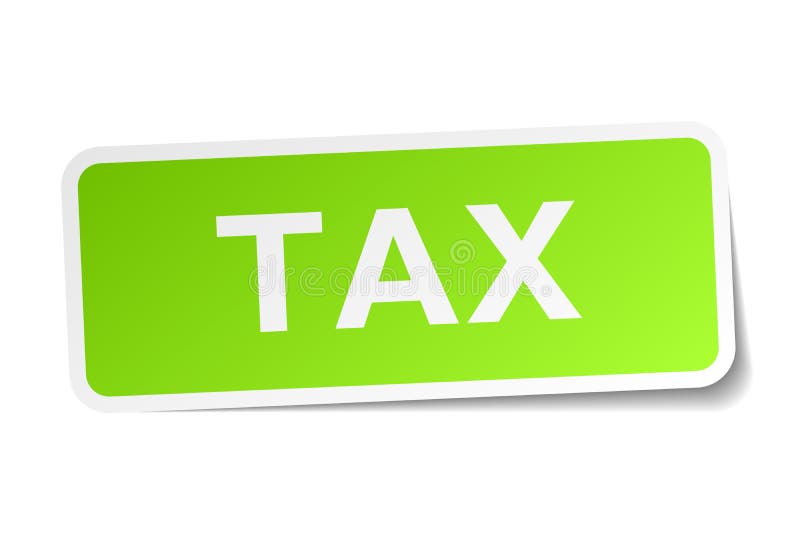 Tax sticker stock vector. Illustration of vector, peeler - 120413928