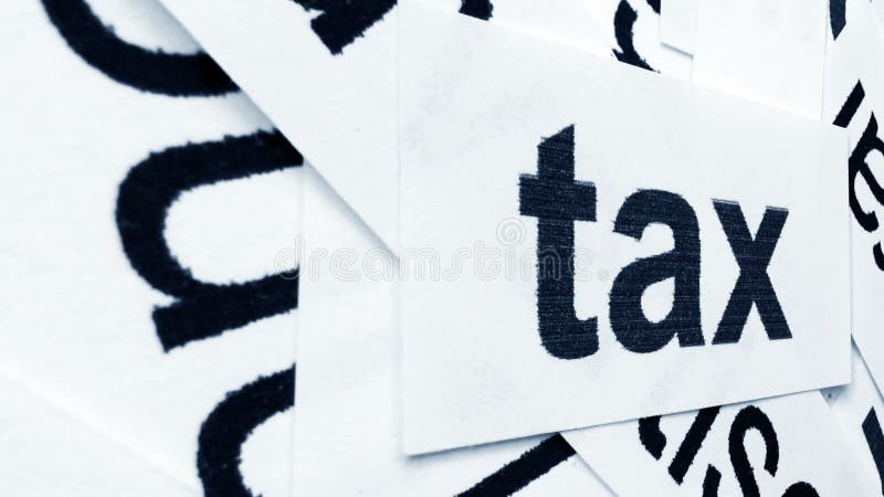 Tax Tag on Word Cloud Camera Slide Stock Footage - Video of help ...