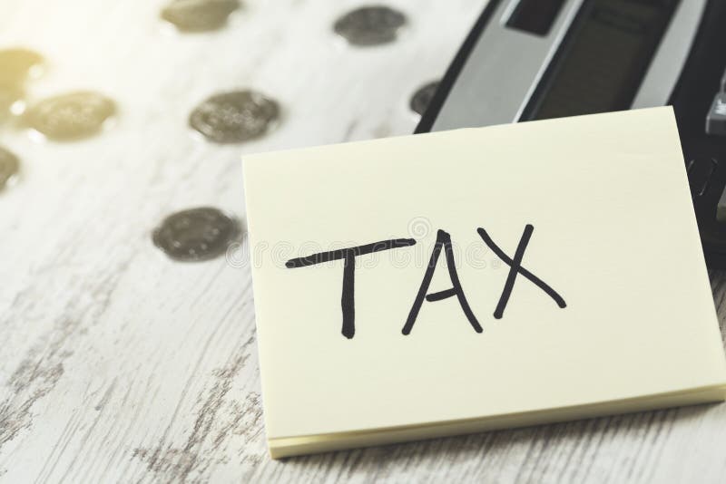 Tax text with coins stock image. Image of alphabet, government - 144438775