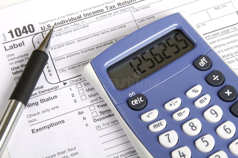 Tax Time editorial photo. Image of calculate, 1040, refund - 21985196