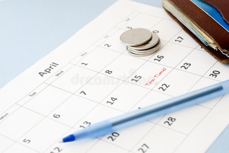 Tax time stock image. Image of angle, calendar, font - 32751941