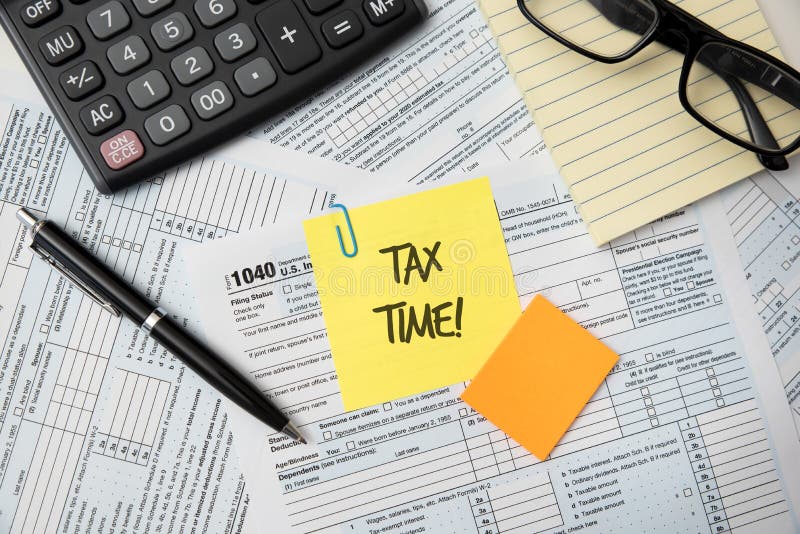 Tax Time Concept, Accountancy, Tax Refund Concept Stock Photo - Image ...