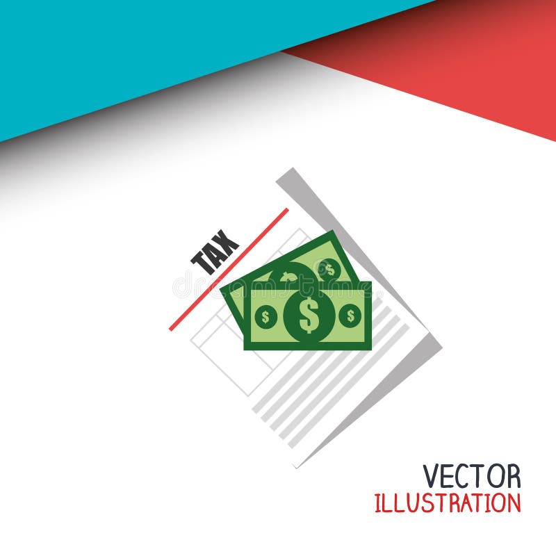 Tax time design stock illustration. Illustration of taxed - 67503557