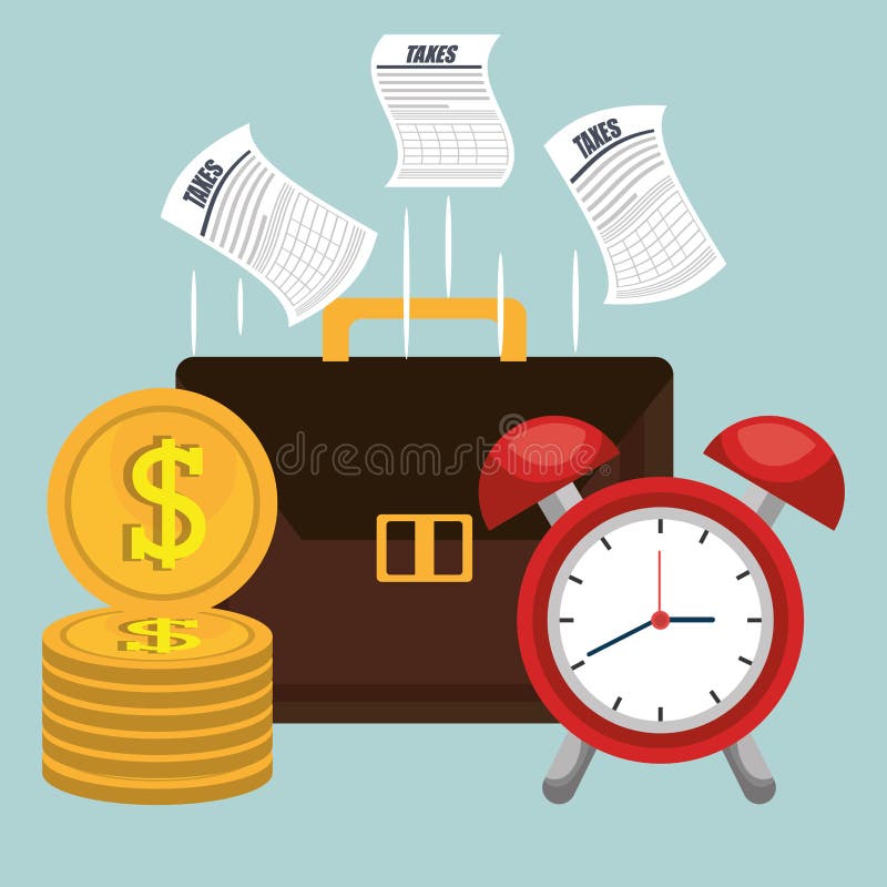 Tax time design stock illustration. Illustration of season - 70520907
