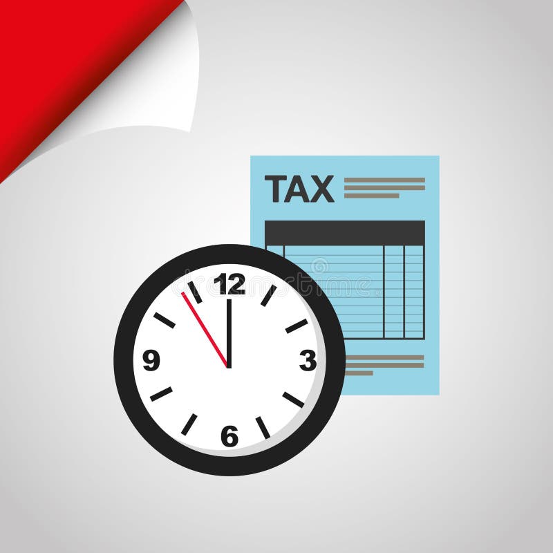 Tax time design stock illustration. Illustration of concept - 70527825