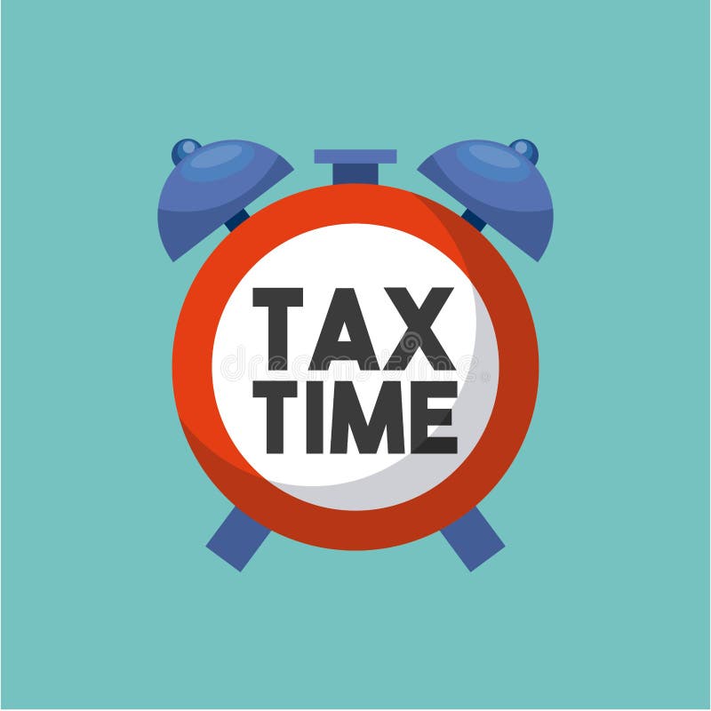 Tax time flat icons stock vector. Illustration of market - 91148386