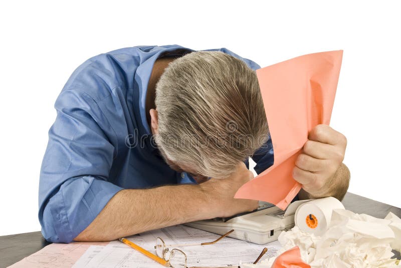 Tax Time Frustrations stock image. Image of deadline - 45101769
