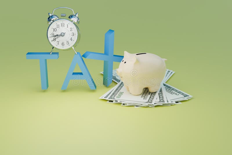 Tax Time and Tax Payments Concept, Copy Space for Text Stock ...