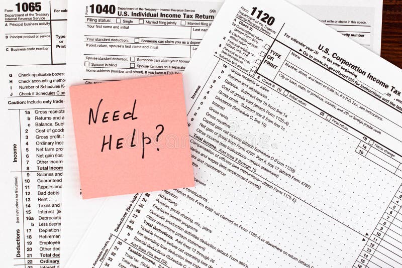 Tax Time Written on Paper Note with Tax Form Editorial Image - Image of ...