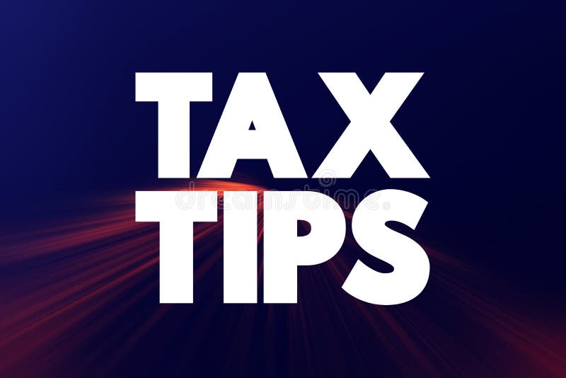 Tax Tips Stock Illustrations – 738 Tax Tips Stock Illustrations ...