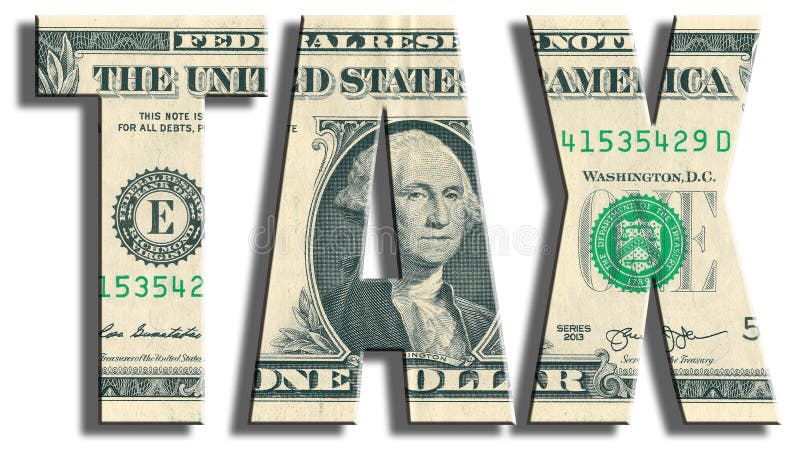 TAX. US Dollar texture. stock illustration. Illustration of finance ...