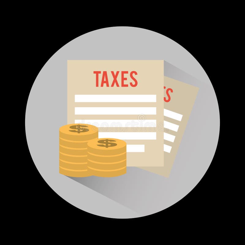 Taxa o ícone ilustração stock. Ilustração de pago, carro - 49437828