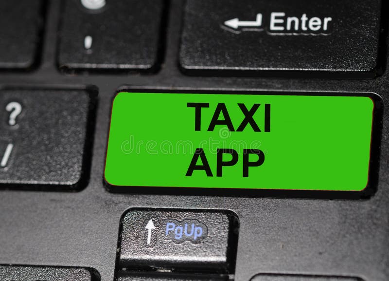 Taxi app stock image. Image of brand, keyboard, font - 328528413