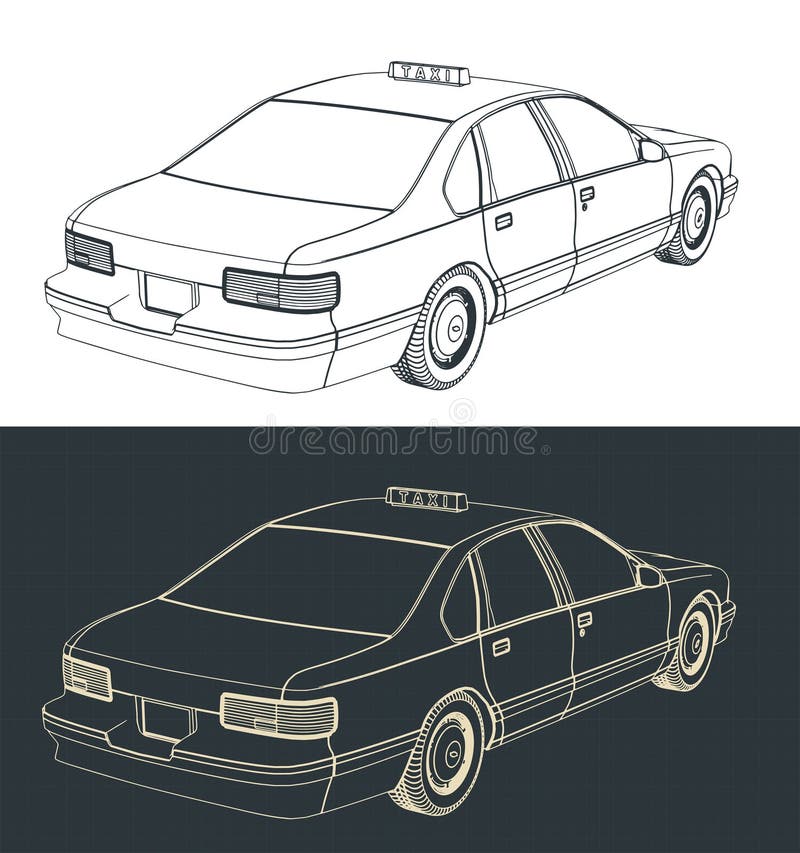 Taxi Blueprints Stock Illustrations – 12 Taxi Blueprints Stock ...