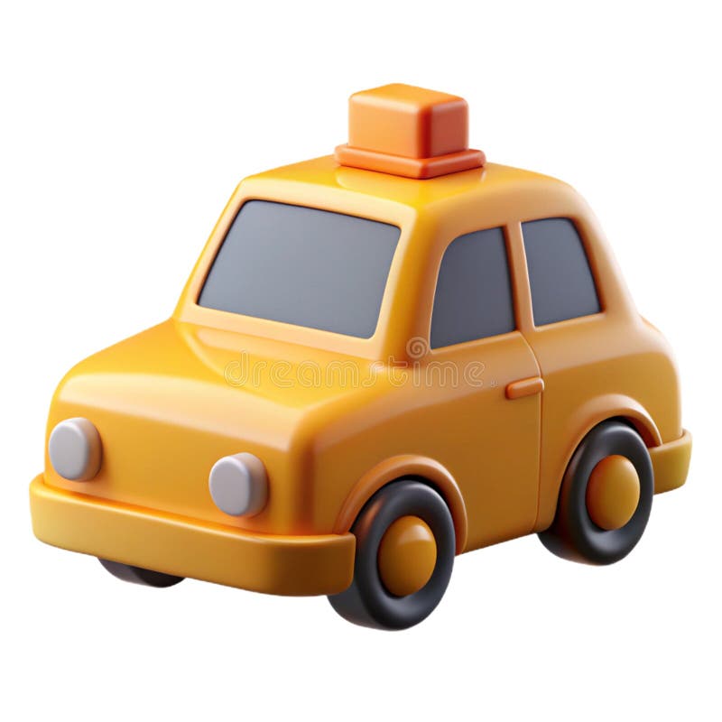 Taxi 3D Icon stock photo. Image of taxi, white, vehicle - 358952770