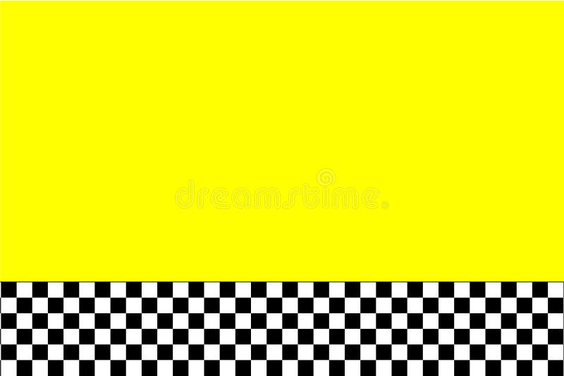 Taxi stripe stock vector. Illustration of yellow, background - 16756571