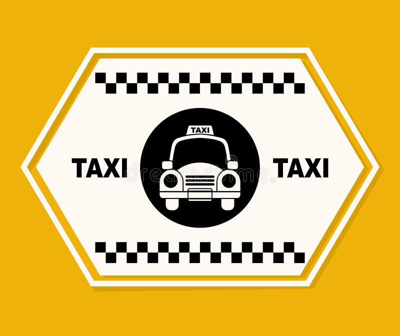 Taxi design stock vector. Illustration of design, flag - 44959731