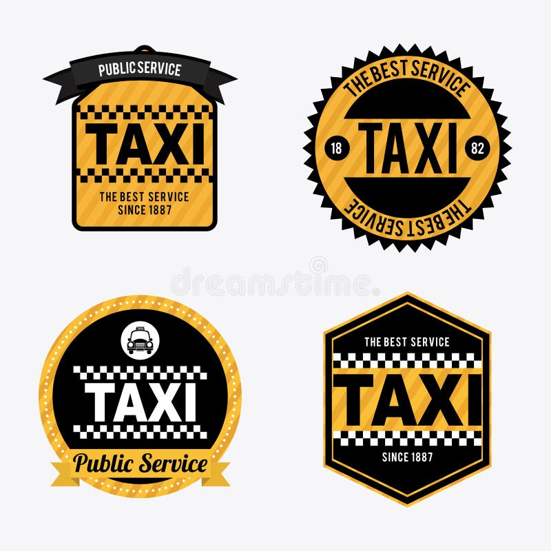 Taxi stamp stock illustration. Illustration of passenger - 23377879