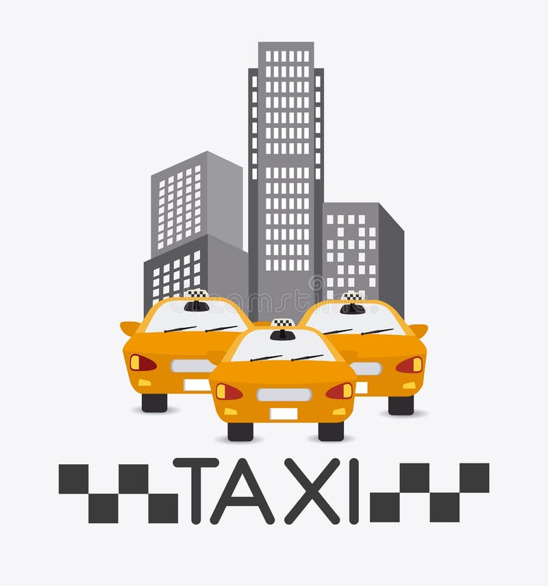 Taxi design. stock illustration. Illustration of city - 62204226