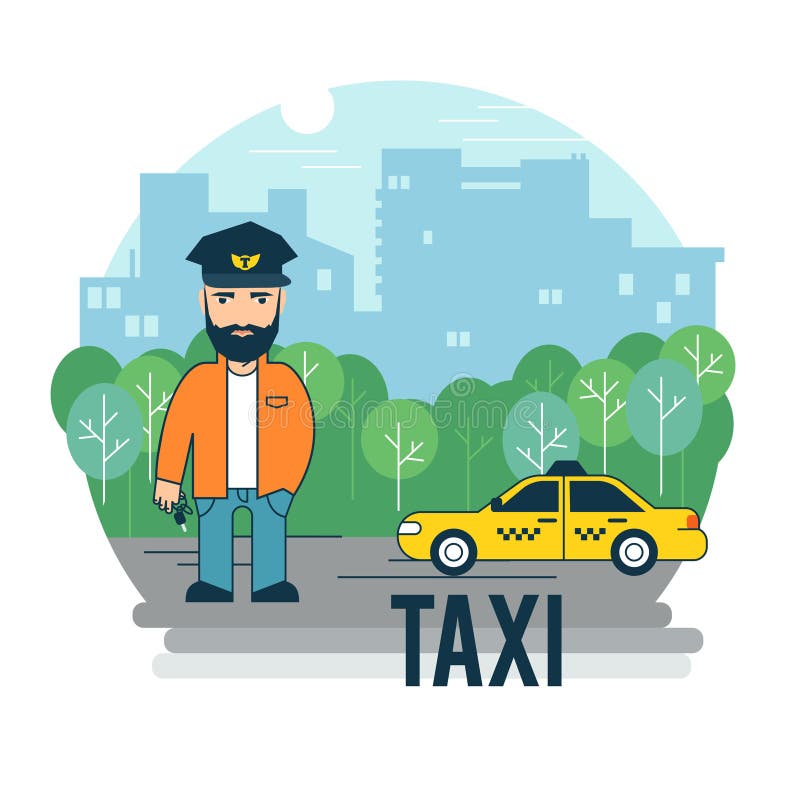Funny Taxi Driver Stock Illustrations – 750 Funny Taxi Driver Stock ...