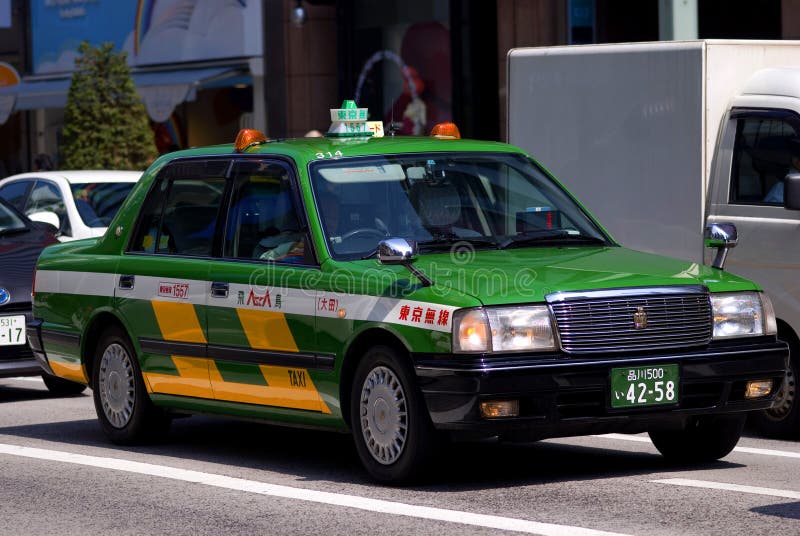 Tokyo Taxi In Shibuya Panned Editorial Photo - Image of speed, rush ...