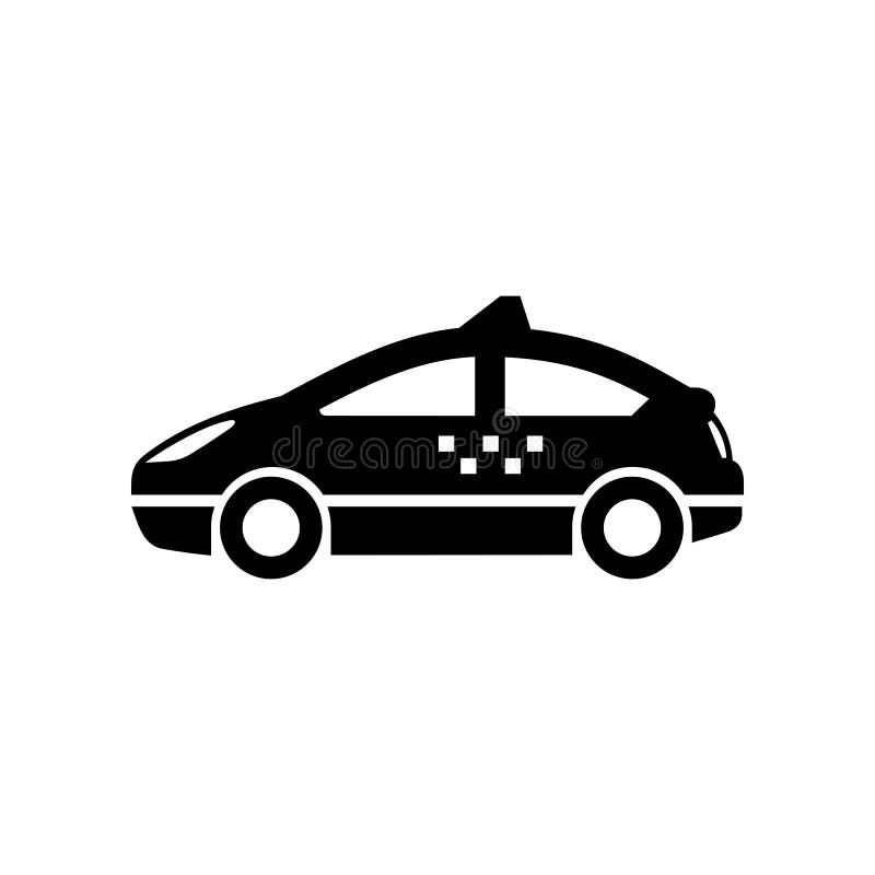 Taxi Icon Car Simple Flat Vector Illustration Stock Vector ...